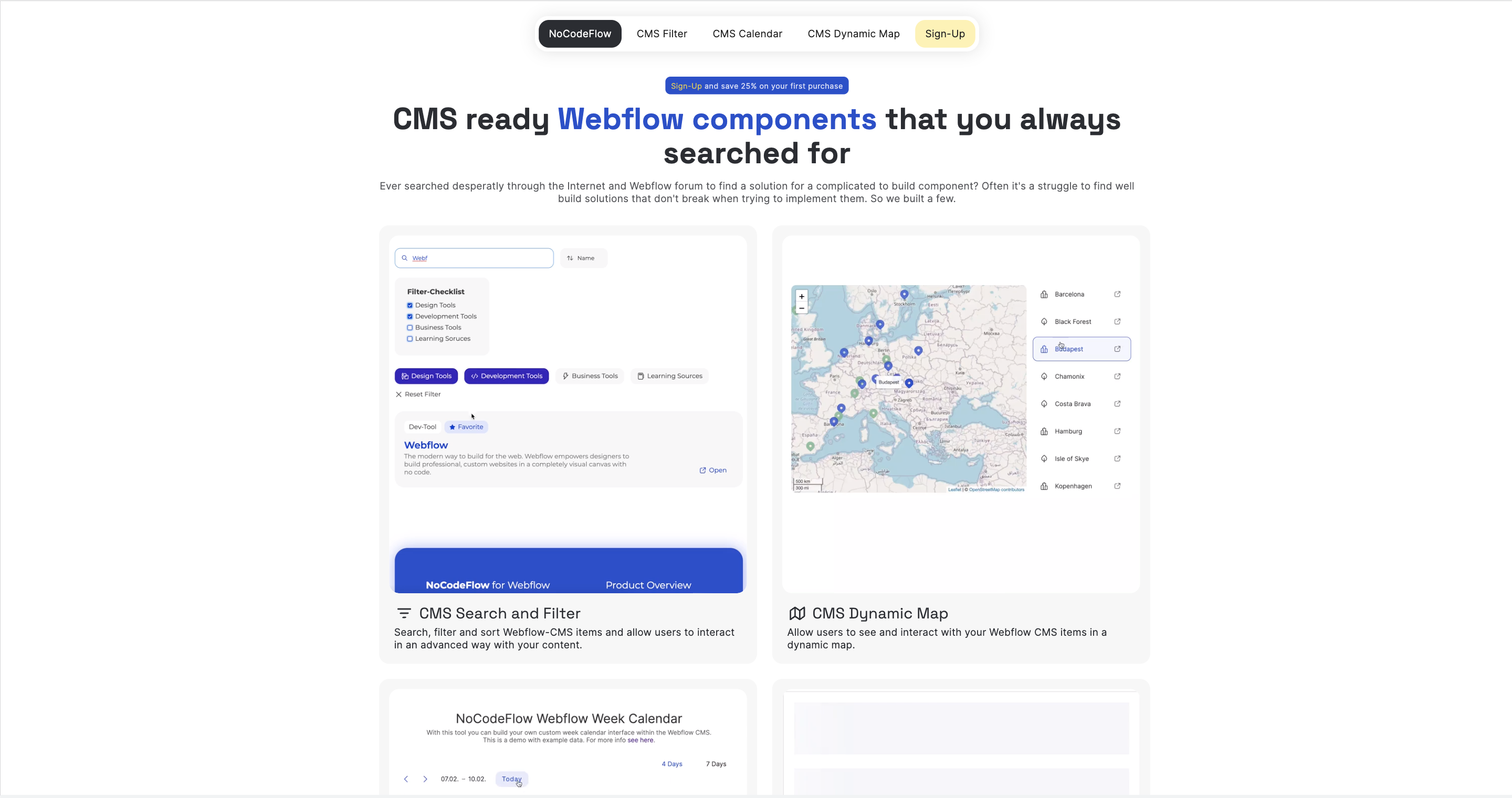 No Code Flow | Useful Component Library for Webflow